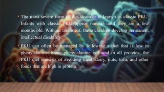 GENETIC DISEASES- PKU, SICKEL CELL ANAEMIA AND THALSSEMIA | PPTX