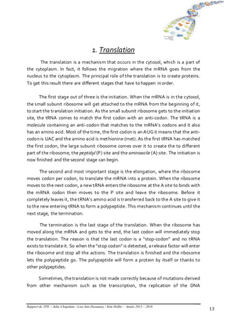 Genetic diseases tpe final - 2016 | DOCX