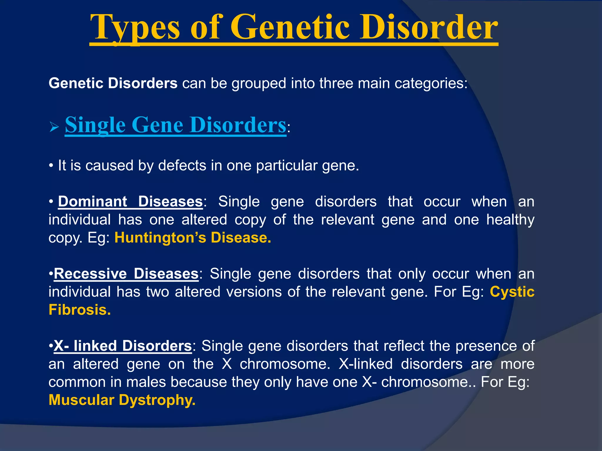 Genetic diseases and gene therapy | PPTX