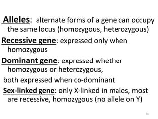 Genetic diseases lecture | PPTX