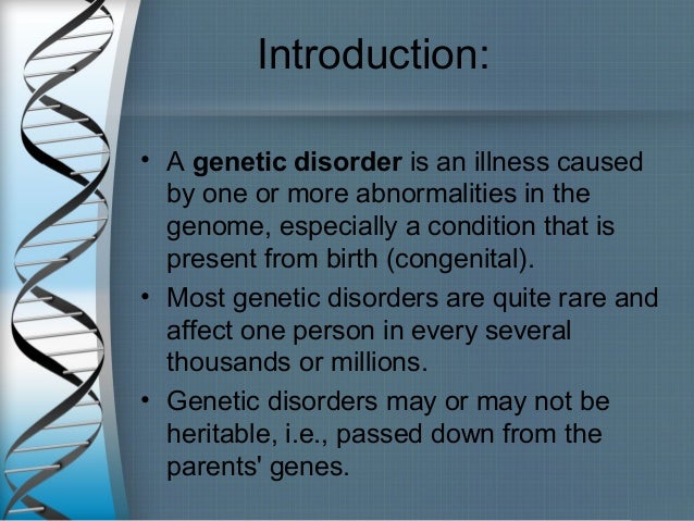 Genetic disorder