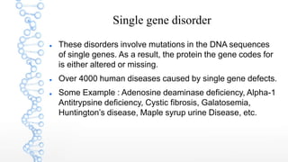 Genetic disorder | PPTX