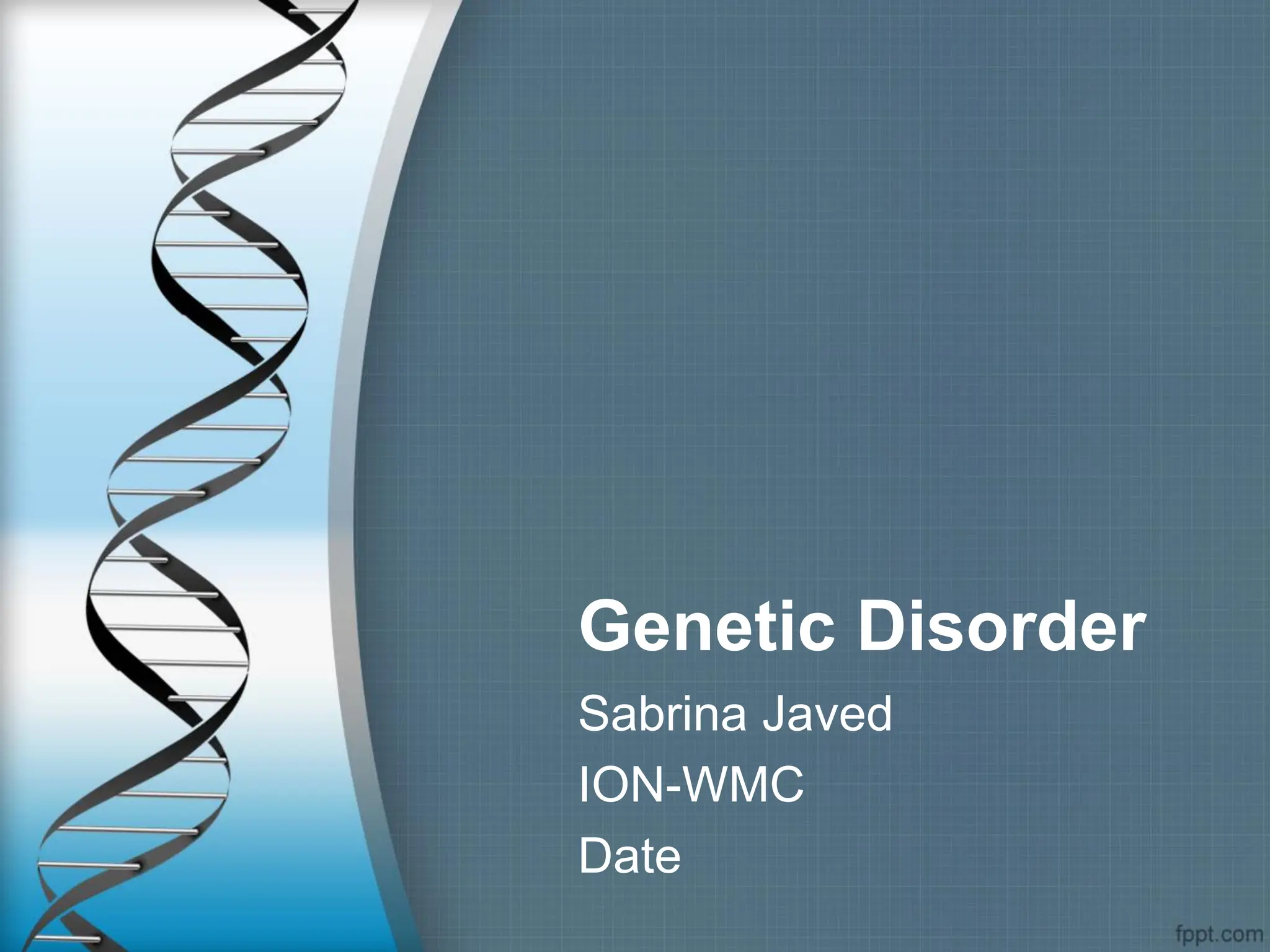 Genetic Disorder of BSN 2nd professional | PDF