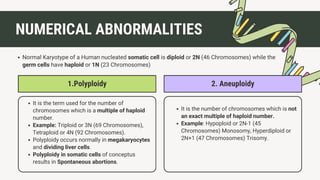 Genetic Disorders: Causes, Classifications and Chromosomal ...
