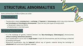 Genetic Disorders: Causes, Classifications and Chromosomal ...