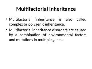Genetic disorder presentation (ppt) | PPT