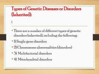genetic disorder genetic disorder. .pptx