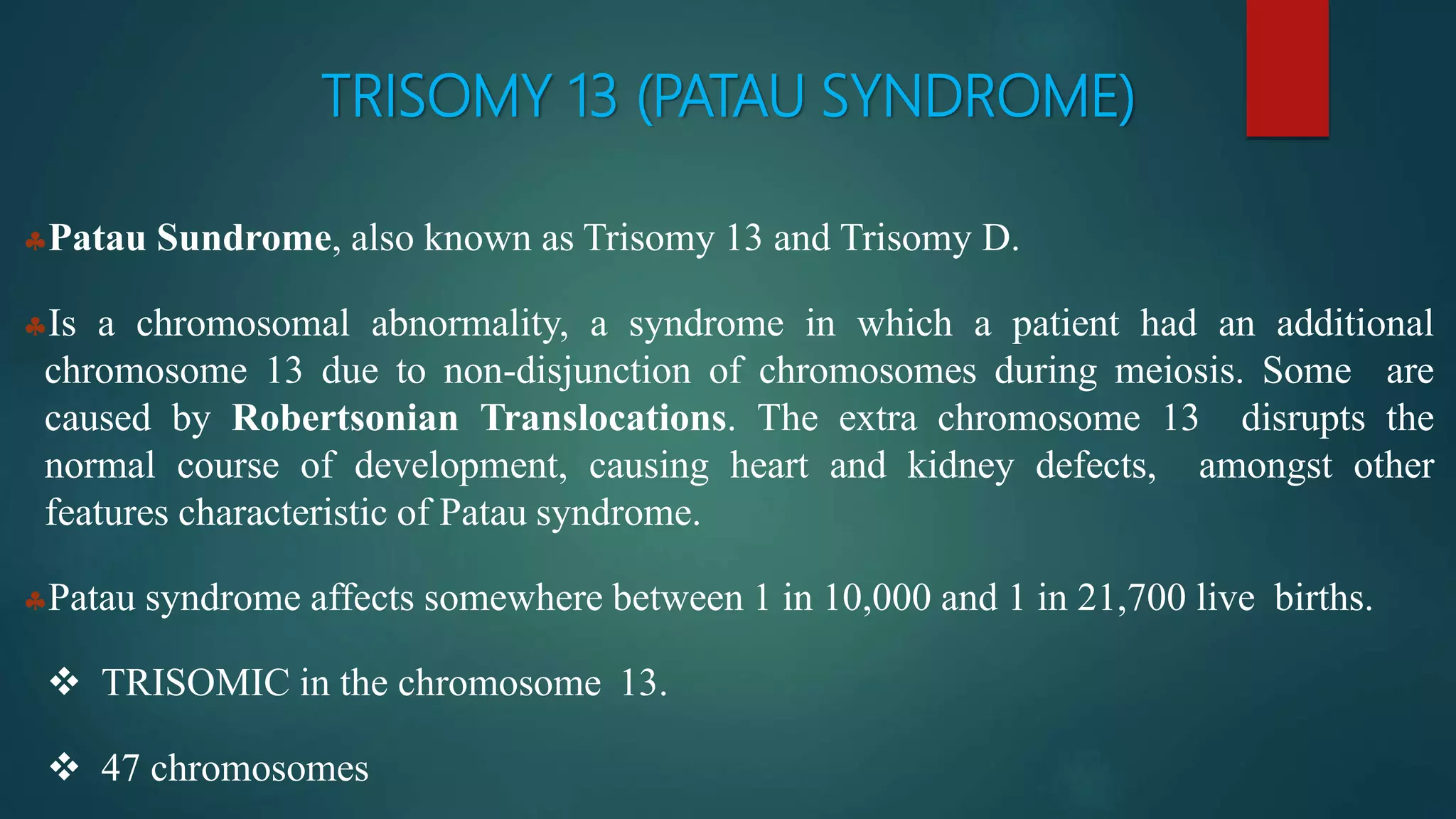 Genetic disorder and Chromosomal abnormalities | PPTX