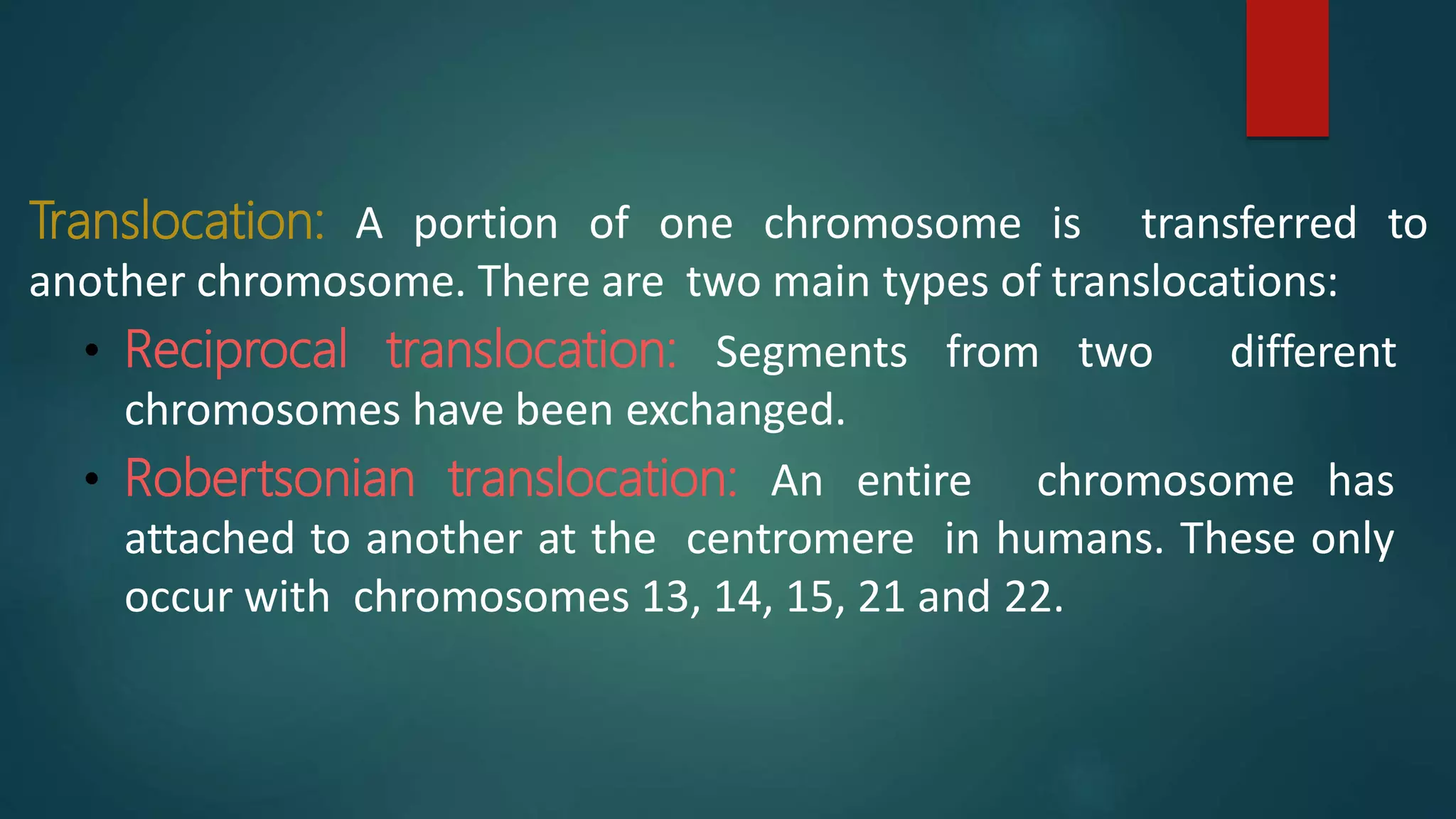 Genetic disorder and Chromosomal abnormalities | PPTX