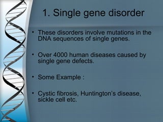 Genetic disorder & gene therapy | PPT