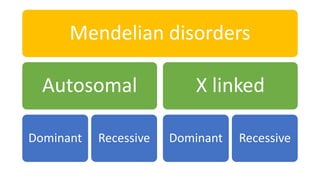 GENETIC DISORDER, MUTATIONS, CYTOGENETIC DISORDERS | PPTX