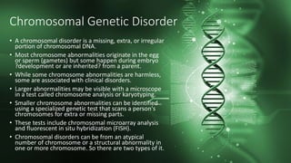 Genetic disorderr | PPT