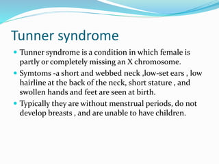 Genetic disorders | PPTX