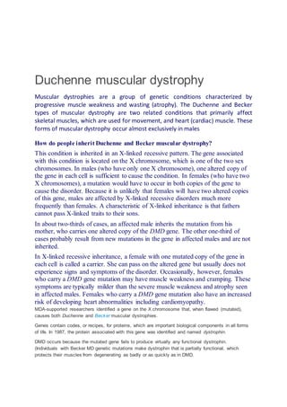 Genetic disorders | DOCX