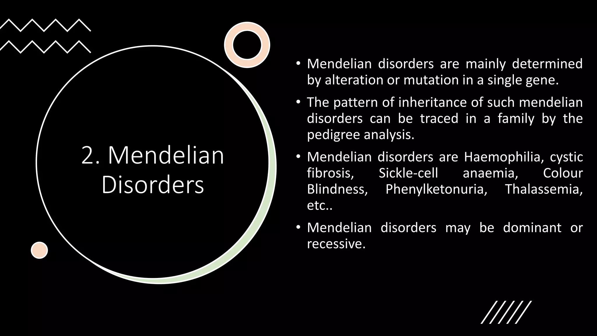 Genetic Disorders - Class XII - Biology | PPTX
