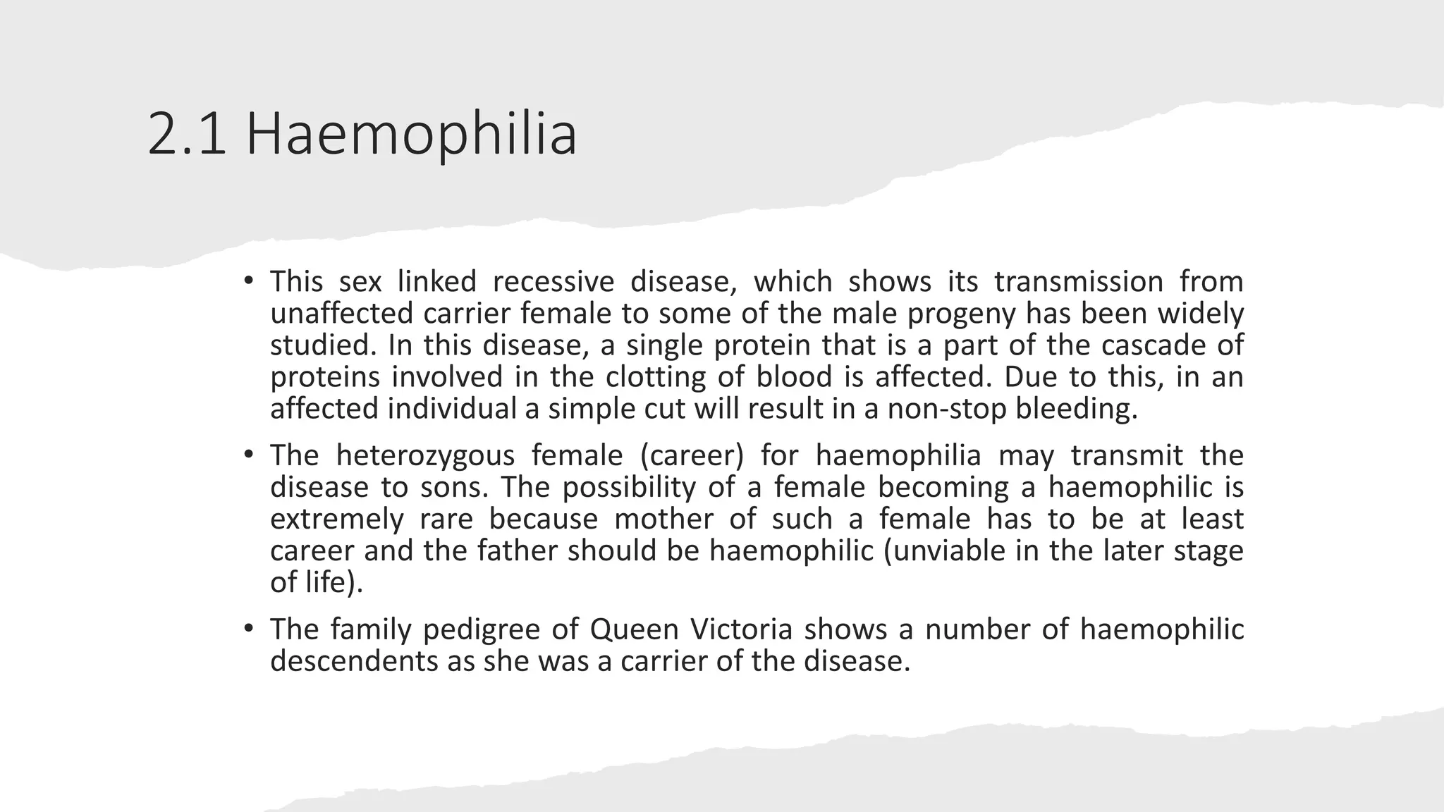 Genetic Disorders - Class XII - Biology | PPTX