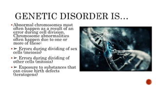 GENETIC DISORDERS.pptx