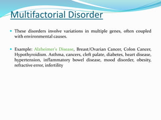 Genetic disorders pdf | PDF