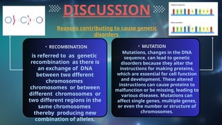 Genetic and Chromosomal Disorders in Humans | PPTX