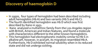 Genetic disorders of haemoglobin | PPTX