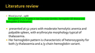 Genetic disorders of haemoglobin | PPTX