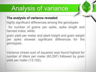 Genetic diversity and association studies of quantitative traits | PPT