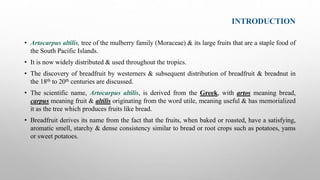 Genetic diversity of breadfruit | PPTX