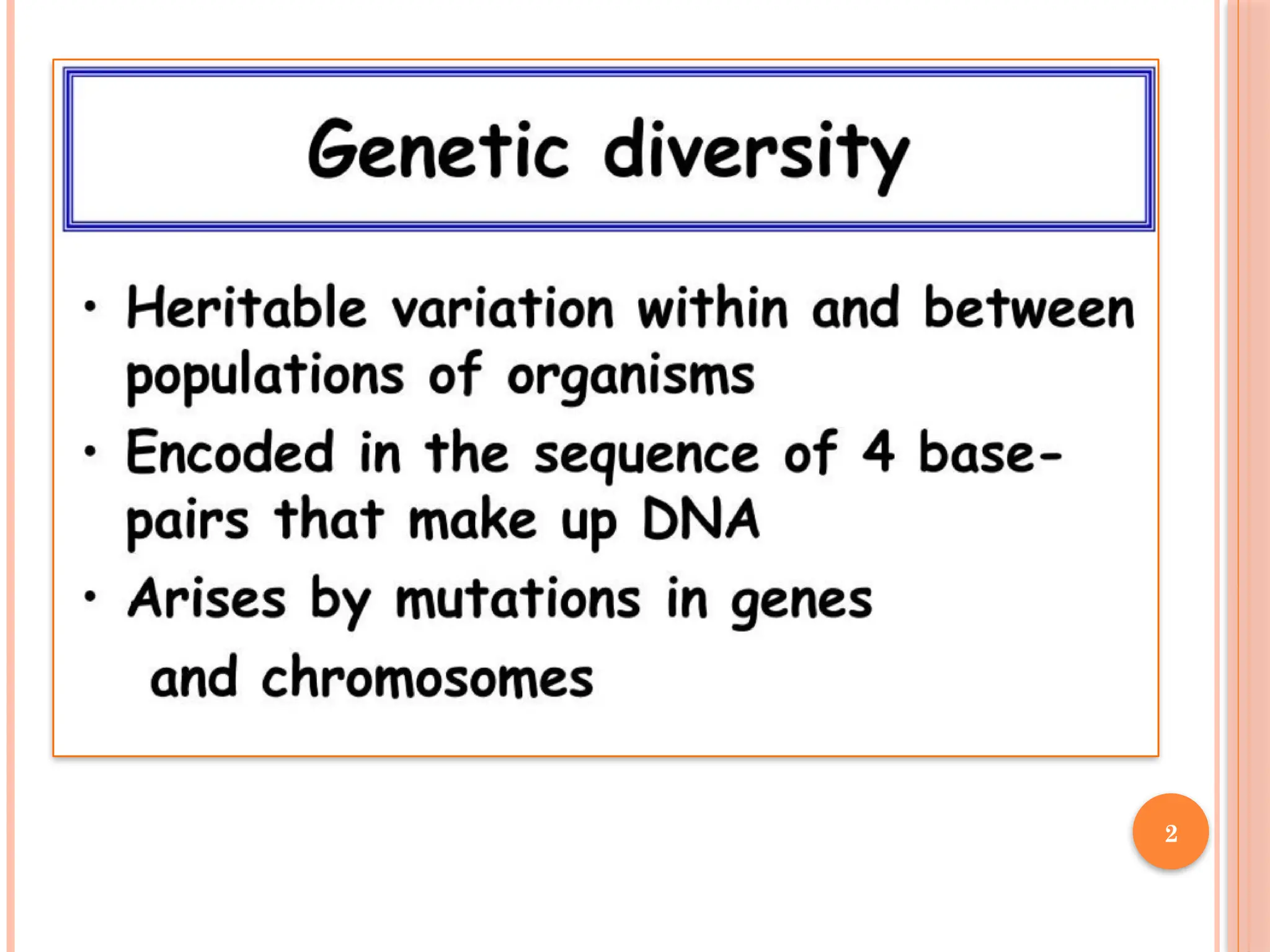 "Genetic Diversity: A Key to Species Survival and Ecosystem Resilience ...