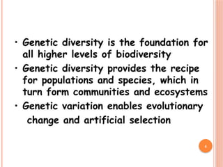 "Genetic Diversity: A Key to Species Survival and Ecosystem Resilience ...