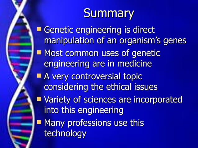 Genetic engineering | PPT