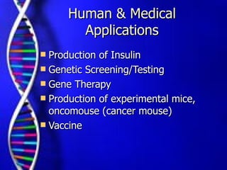 Genetic engineering | PPT