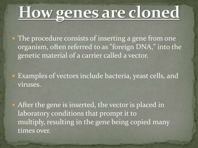 Introduction to Genetic Engineering | PPTX
