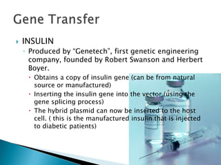 Genetic engineering | PPTX