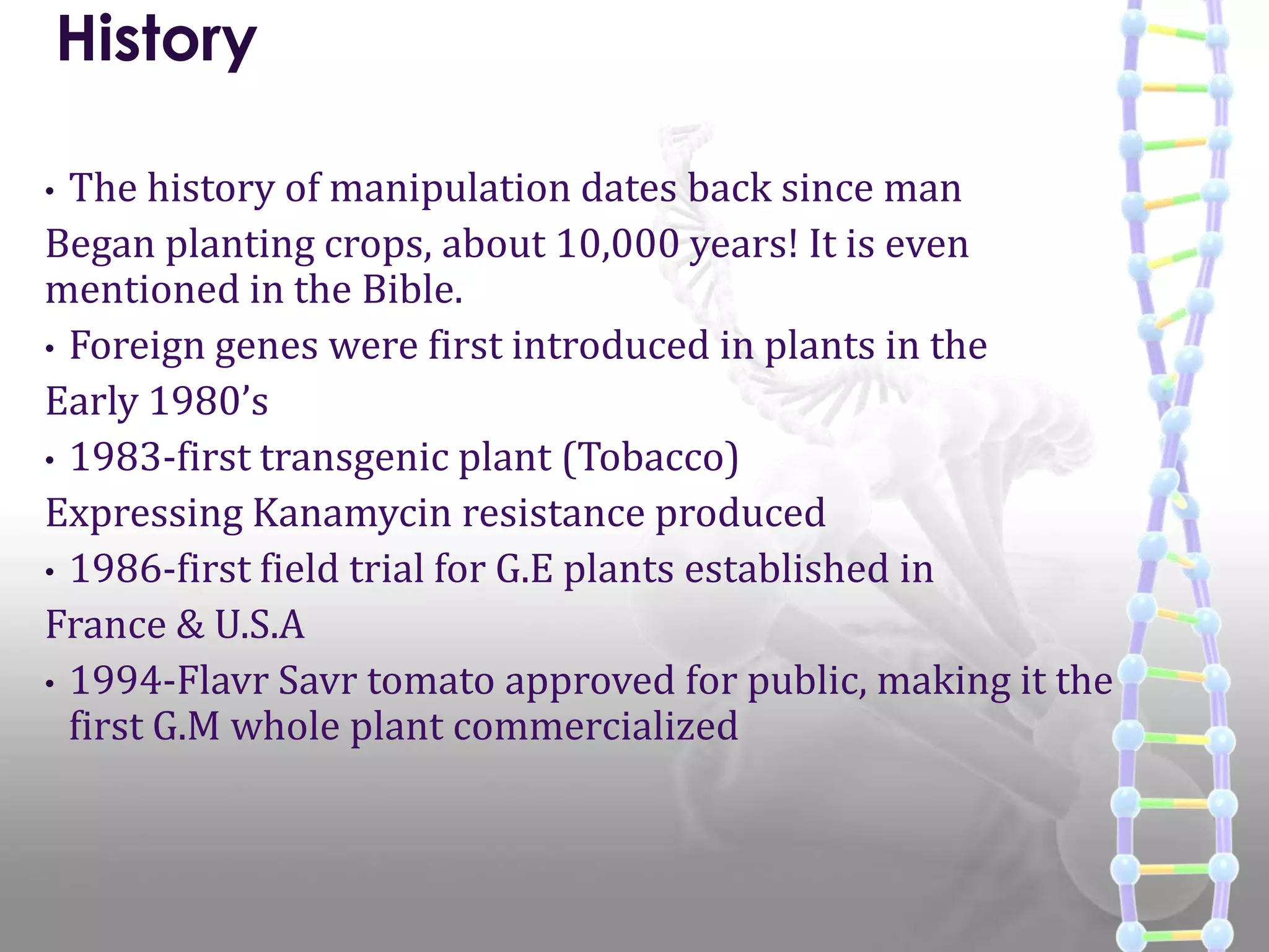 Genetic engineering and Transgenic | PPTX