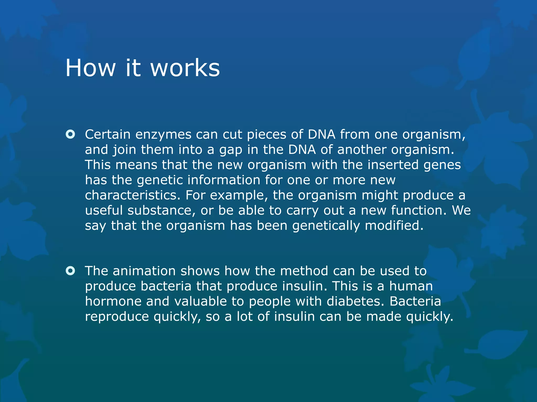 Genetic engineering | PPT