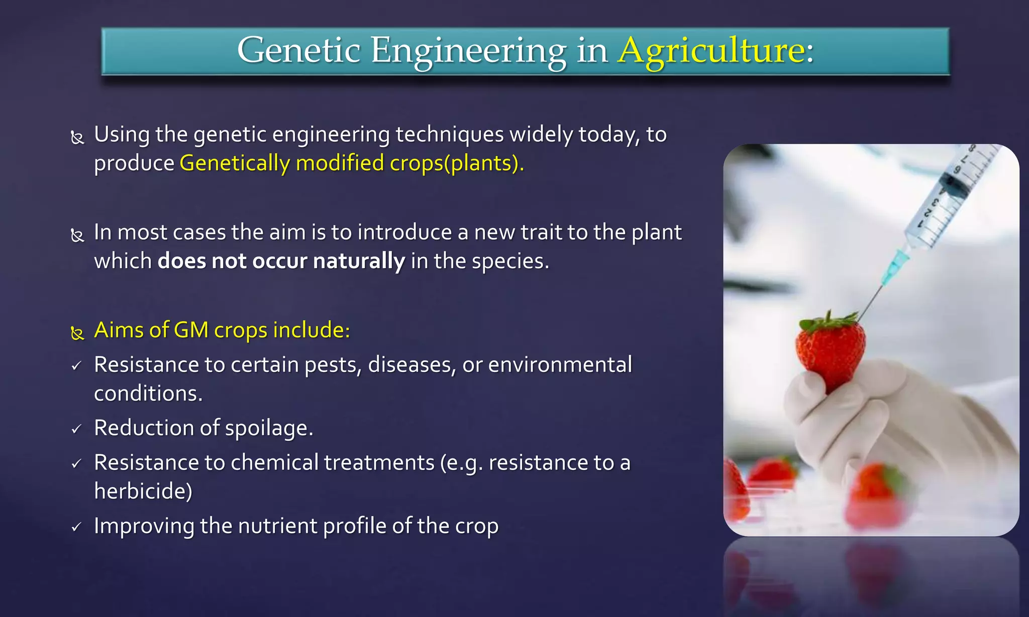 Genetic engineering | PPTX