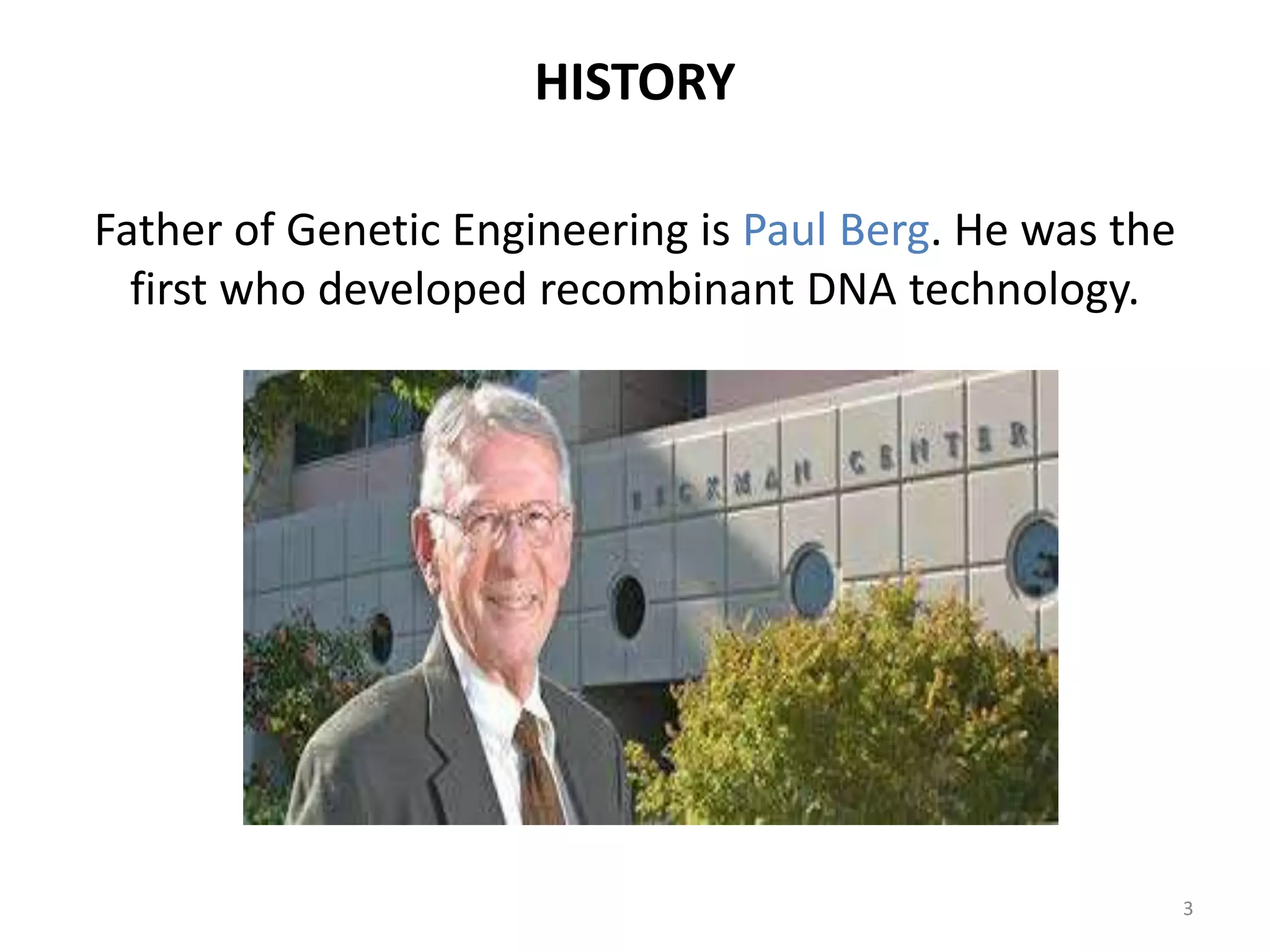Genetic engineering | PPTX