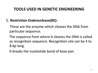 Genetic engineering | PPTX