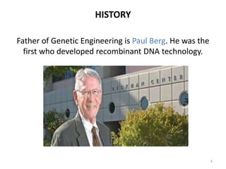 Genetic engineering | PPTX