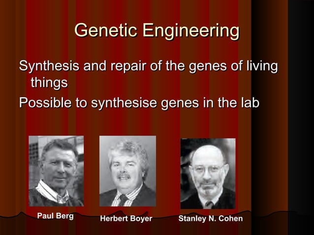 Genetic engineering | PPT