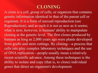 Genetic engineering | PPTX