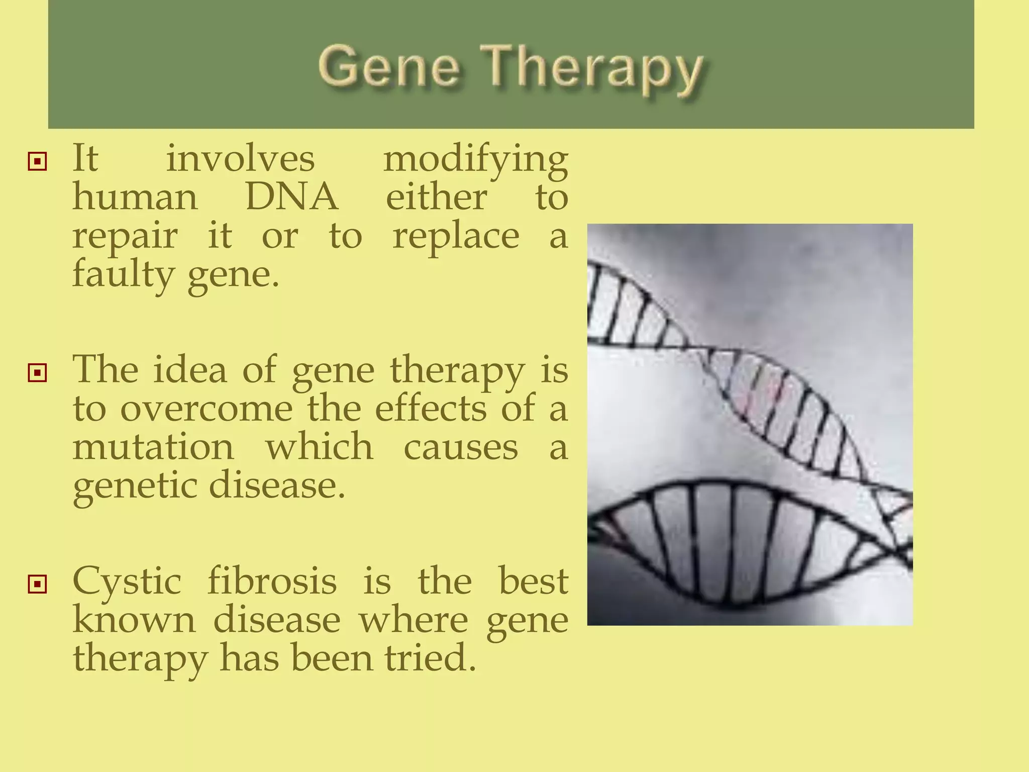 Genetic engineering overview | PPTX