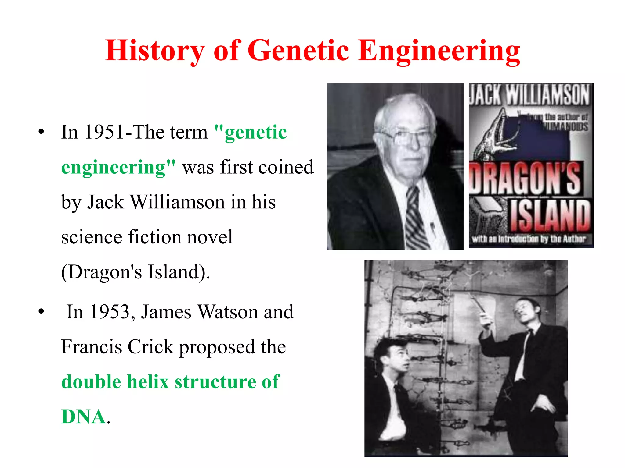 Genetic engineering | PPTX