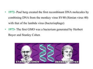 Genetic engineering | PPTX