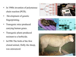 Genetic engineering | PPTX | Biotech and Biomedical Industry | Industries