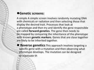 Genetic engineering | PPTX | Genetics | Science