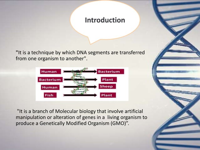 Genetic engineering | PPT