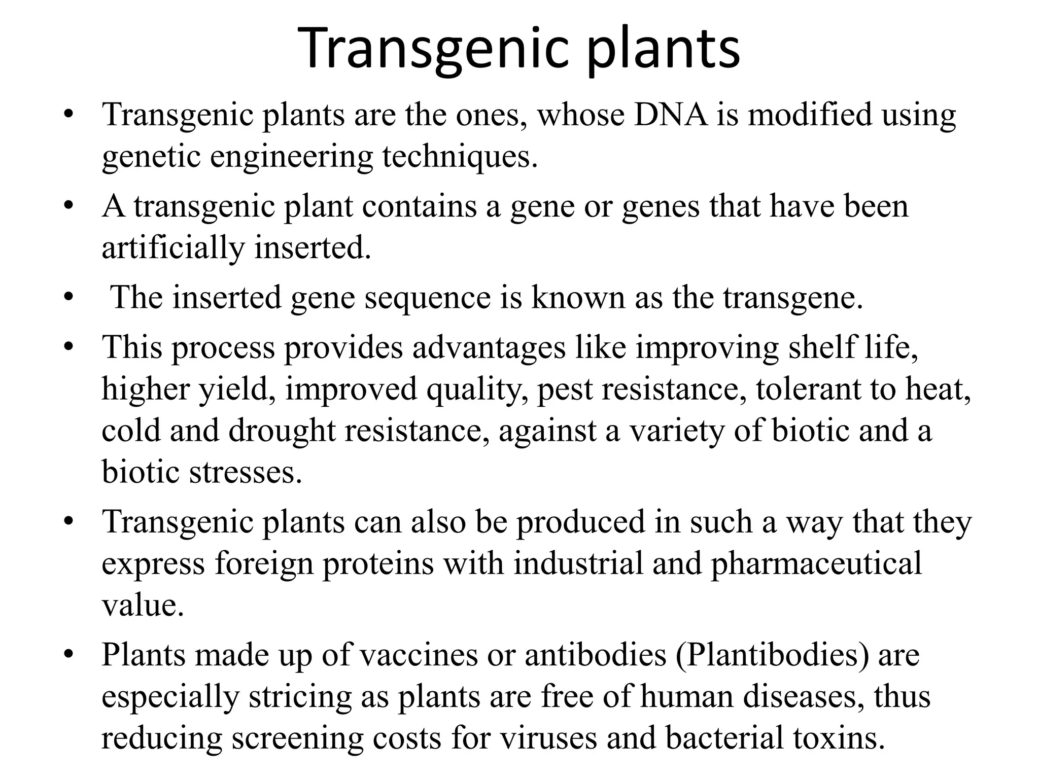 Plant Genetic engineering ,Basic steps ,Advantages and disadvantages | PPTX