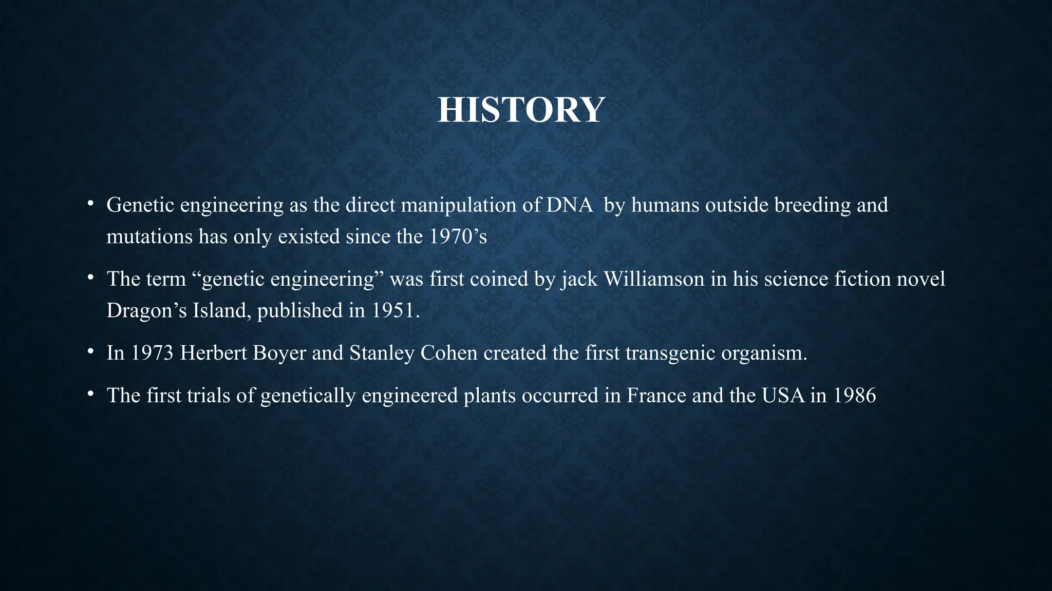 Genetic engineering used in horticulture (fruit science) | PPTX