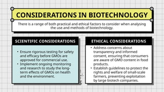 genetic engineering.pptx the modern use of biotechnology | PPTX